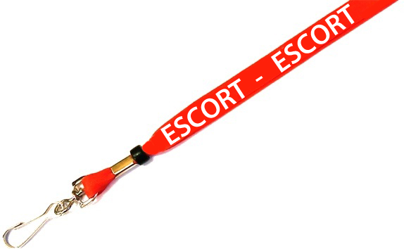 1/2in Dye Sublimated Breakaway Lanyards - Escort (Pack of 100) - Avon Security Products