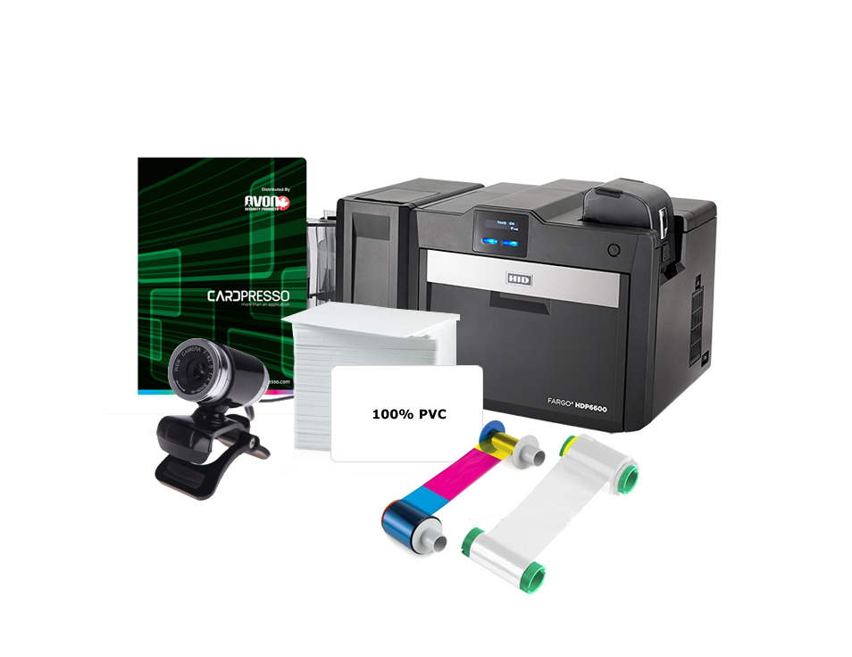 Fargo HDP6600 Dual Sided ID Card System - Avon Security Products
