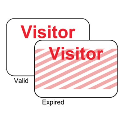 TEMPbadge 02003 ONEstep Pre-printed Expiring TIMEbadge (qty. 1000 ...