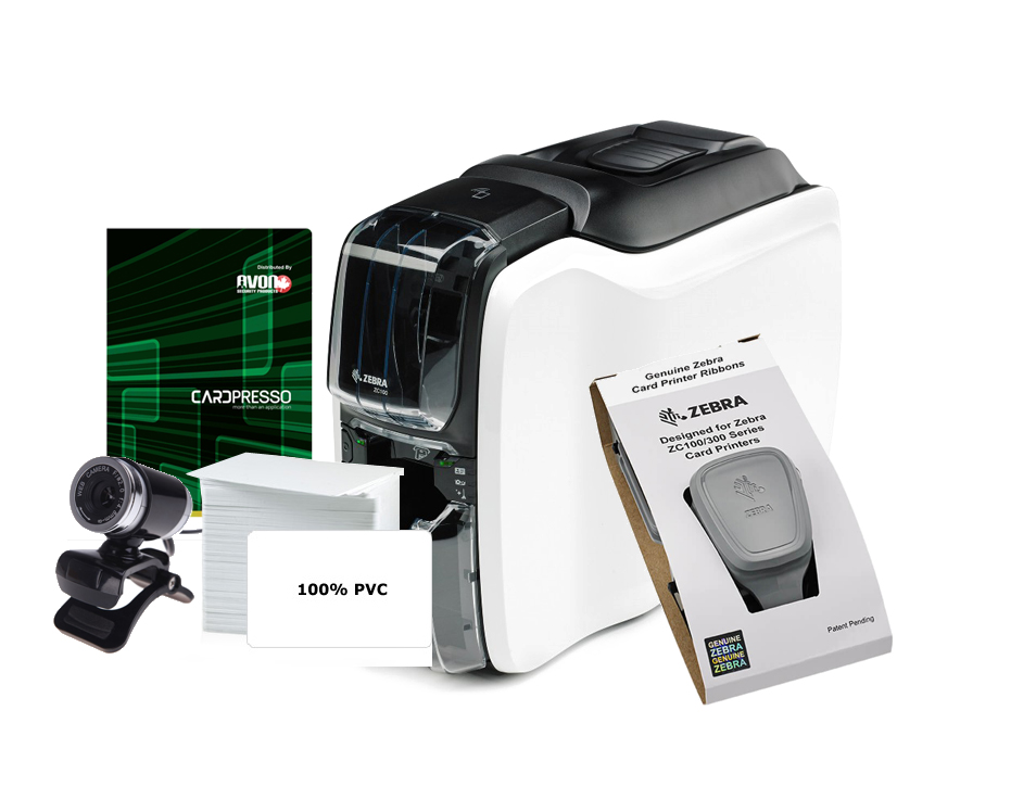 Zebra ZC100 Single Sided Card System - Avon Security Products